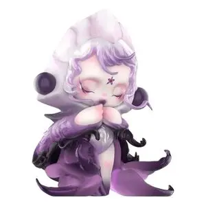 POP MART Skullpanda Petals In Four Acts Series Figure "the Burning Gloom - Multi-color