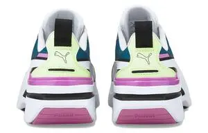 PUMA Kosmo Rider Bright Casual Low Top Sneakers - White/blue/red