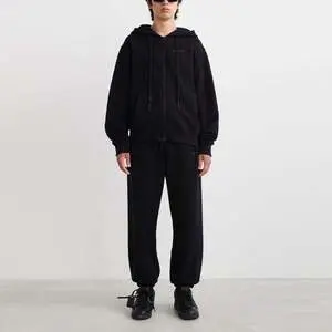 Off-White Diagonal Stripe" Zipper Hoodie