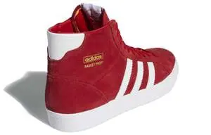 Adidas Originals Basket Profi High Top Sneakers - Red/white