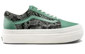 VANS Old Skool Lx Platform Sneakers - Green/black
