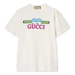 Gucci Cotton Jersey T-shirt With Print - Off White