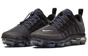 Nike Vapormax Run Utility Sneakers - Black/reflect Silver-thunder Grey
