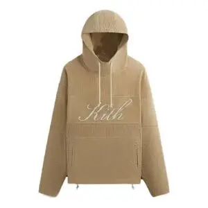 Kith Washed Corduroy Caden Hoodie 'canvas