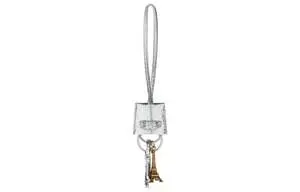 Balenciaga Le City Charm Eiffel Metallized Keychain - Silver