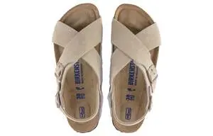 BIRKENSTOCK Tulum Suede Leather Sandals