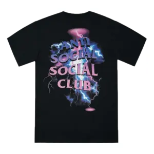 ANTI SOCIAL SOCIAL CLUB Bolt From The Blue T-shirt - Black