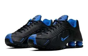Nike Shox R4 Athletic Sneakers - Black