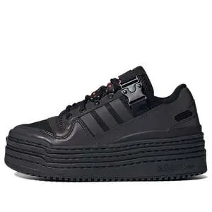 Adidas Triple Platforum Low Iridescent Sneakers - Black