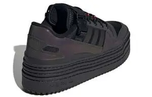 Adidas Triple Platforum Low Iridescent Sneakers - Black