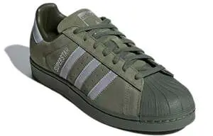Adidas Superstar "base Green" Sneakers - Army Green