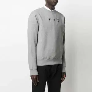 Off-White Logo Alphabet Print Crewneck Sweatshirt