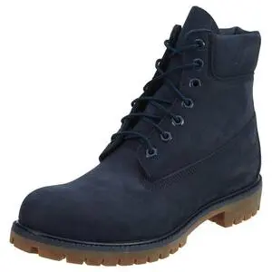 Timberland 6 Inch Premium Waterproof Lace-up Boots - Navy/brown