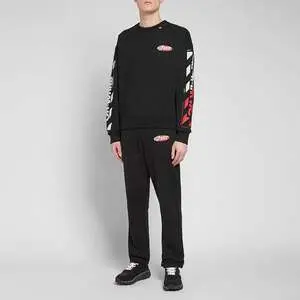 Off-White Ss19 Diagonals Crew Neck Sweater