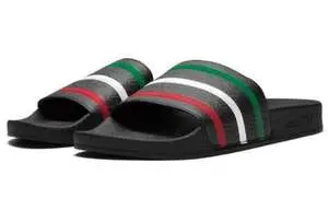 Adidas Palace X Adilette Slides - Black