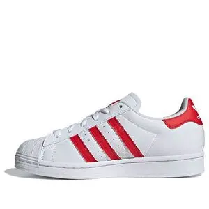 Adidas Superstar J Fy2569 "vivid Red" Sneakers - White/red