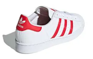 Adidas Superstar J Fy2569 "vivid Red" Sneakers - White/red