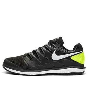 Nike Court Air Zoom Vapor X Hc Tennis Sneakers - Black/white/volt