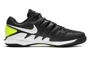 Nike Court Air Zoom Vapor X Hc Tennis Sneakers - Black/white/volt