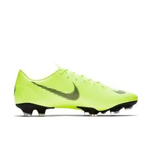 Nike Vapor 12 Pro Fg Soccer Cleats - Volt/black