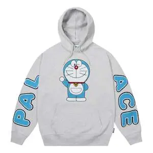 PALACE X Doraemon Hoodie - Grey Marl