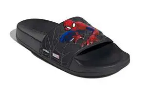 Adidas X Marvel Adilette Shower Slide J "spider-man