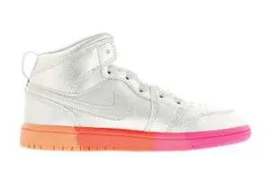JORDAN Air 1 Mid "metallic Pink Crimson - Silver