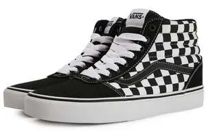 VANS Ward High Checkerboard Lace-up Sneakers