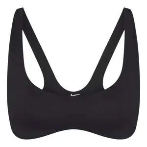 Nike X Skims Matte Shaping Scoop Bra - Obsidian