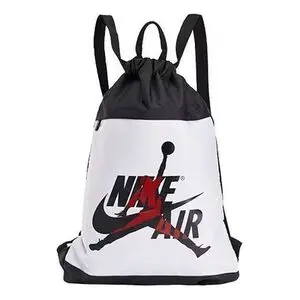 JORDAN Gym Sack - White/black