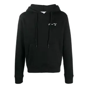 Off-White Logo Hoodie - Black