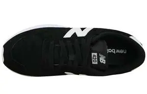 NEW BALANCE 420 Re-engineered Suede Sneakers - Black