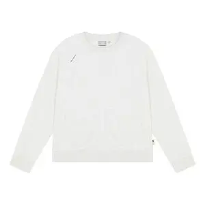 NEW BALANCE Solid Color Casual Round Neck Sports Hoodie - White