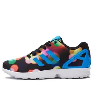 Adidas Zx Flux 'bright Lights' Sneakers - Black