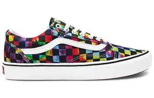 VANS Comfycush Old Skool "tie-dye Checkersneakers - Black