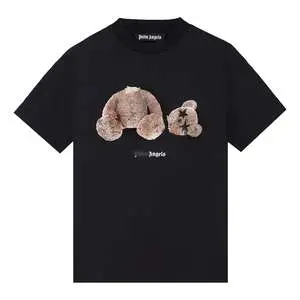 Palm Angels Fw21 Spray Pa Bear Classic T-shirt - Black