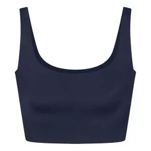 Nike X Skims Shine Scoop-neck Bra Top - Navy