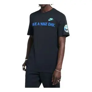 Nike Have A Day T-shirt 'black - Black/blue