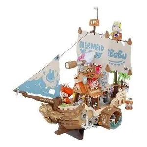 POP MART The Monsters Labubu Chasing Mermaids Series Blocks The Marmaid - Multi-color