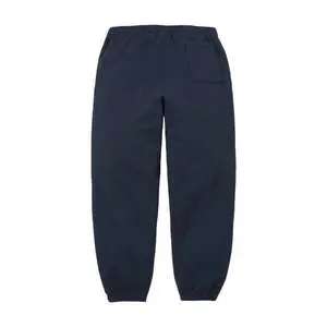 Supreme Ss26 Satin Appliqué Sweatpants - Navy