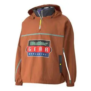 PUMA X Butter Goods Lightweight Half Zip Hoodie - Brown