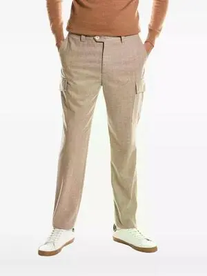 Brunello Cucinelli Flannel Cargo-pocket Chino Trousers