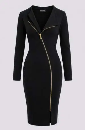 ROSERRY Chelsea Long Sleeve Dress - Navy