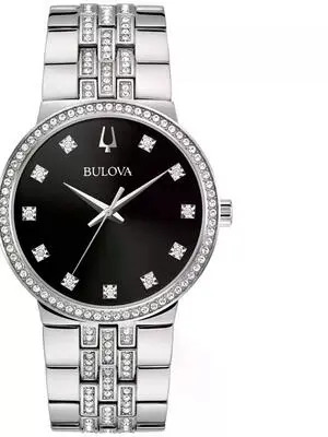 Bulova Crystal Watch - Black
