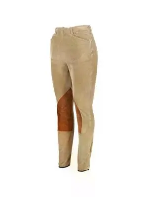 Hermès Corduroy Trousers With Sueded Pigskin Knee Patches