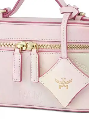 Mcm Maxi Monogram Leather Vanity Case