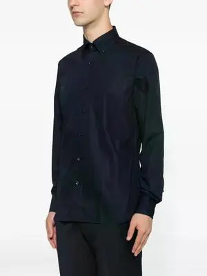TRUZZI Button-down Collar Shirt - Blue