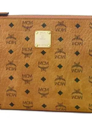 Mcm Visetos Aren Crossbody Pouch