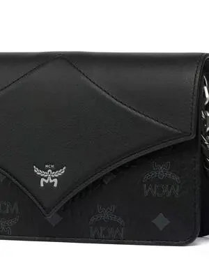Mcm Visetos Diamond Shoulder Bag
