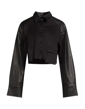 DISCLAIMER Cotton And Elastane Blend Shirt